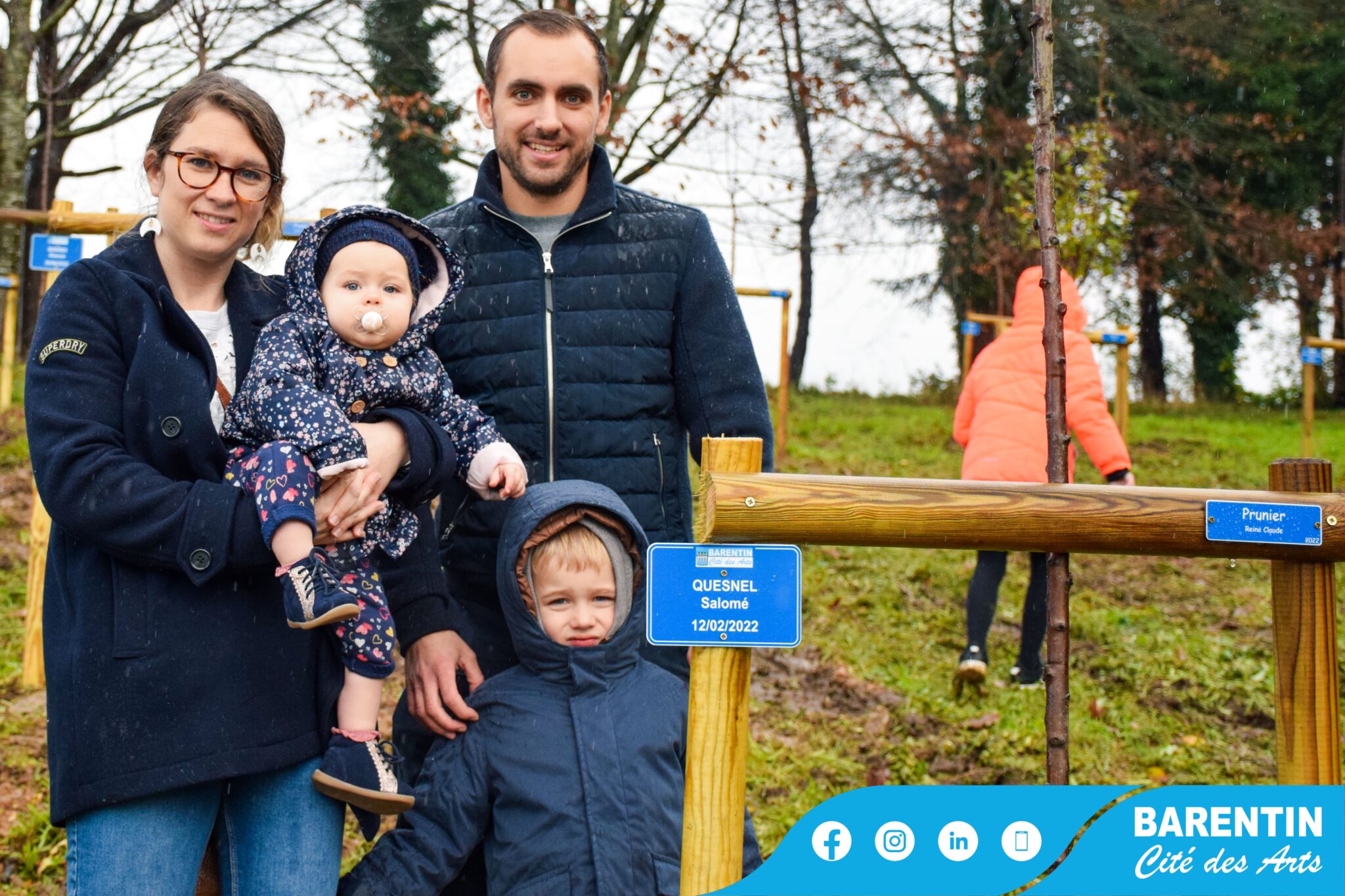 Troisième édition d'un bébé un arbre - Ville de Barentin